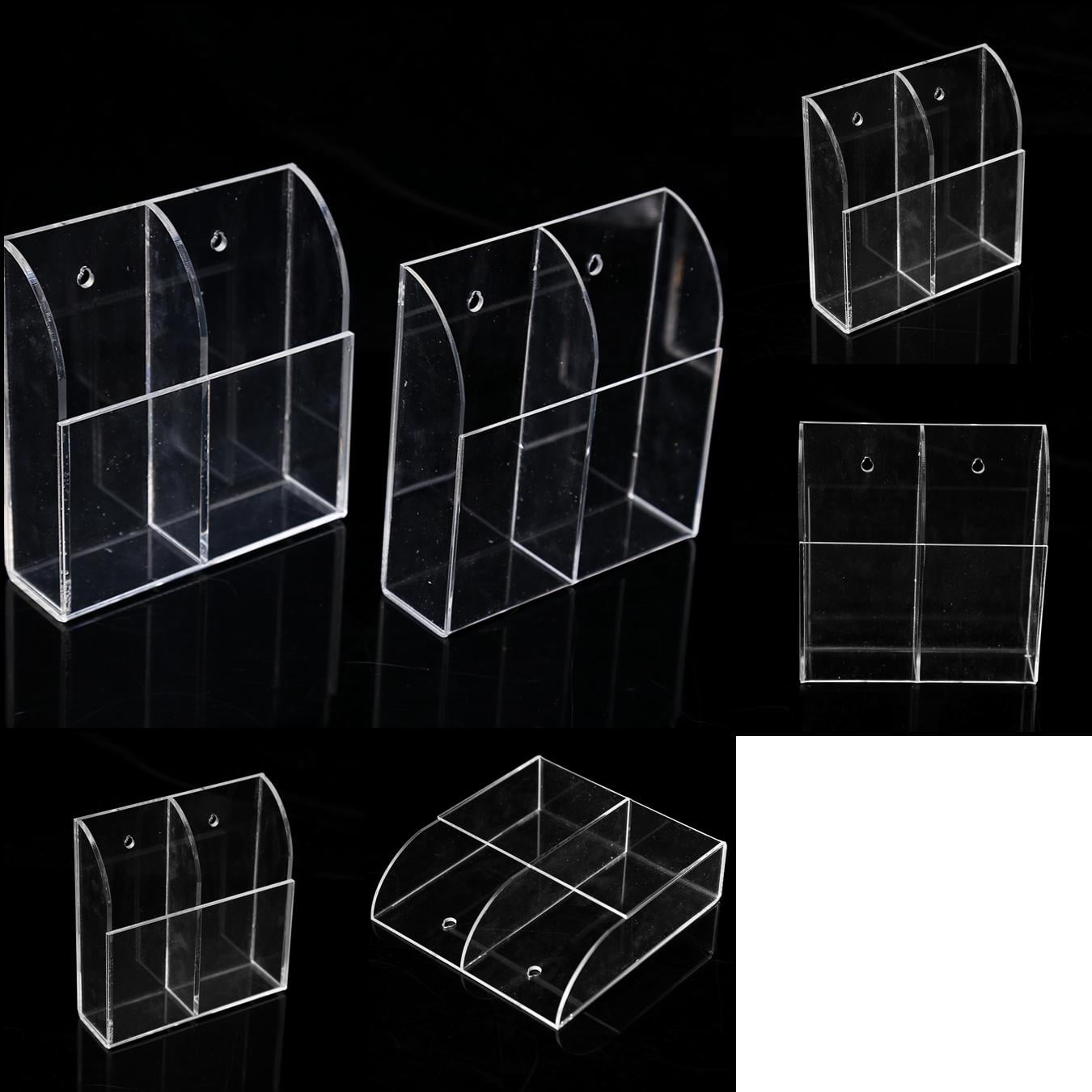 Acrylic Remote Control Holder & Organizer - Desk Storage Box For TV ...