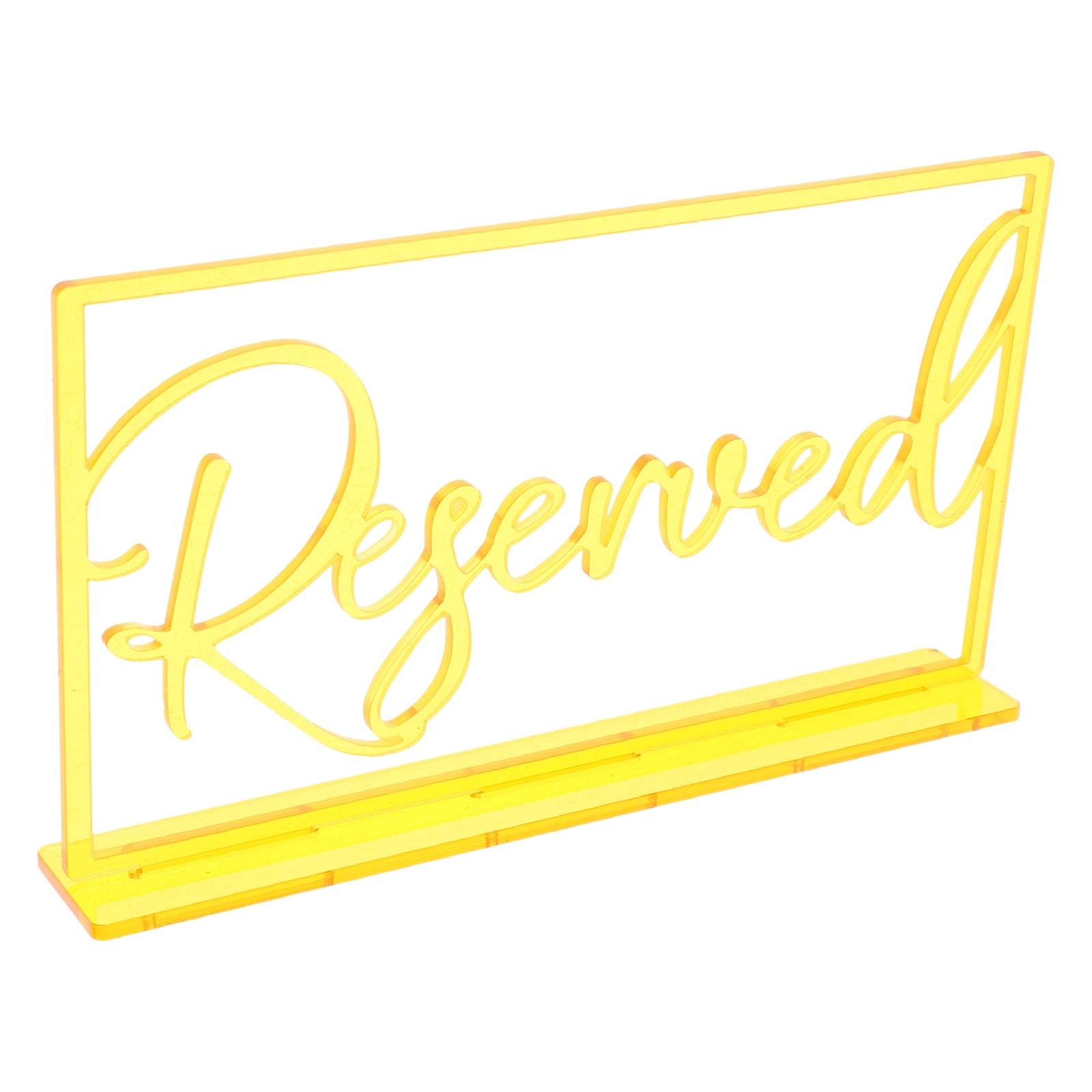 GOOHOCHY Golden Acrylic Reserved Sign for Wedding and Events Decor ...