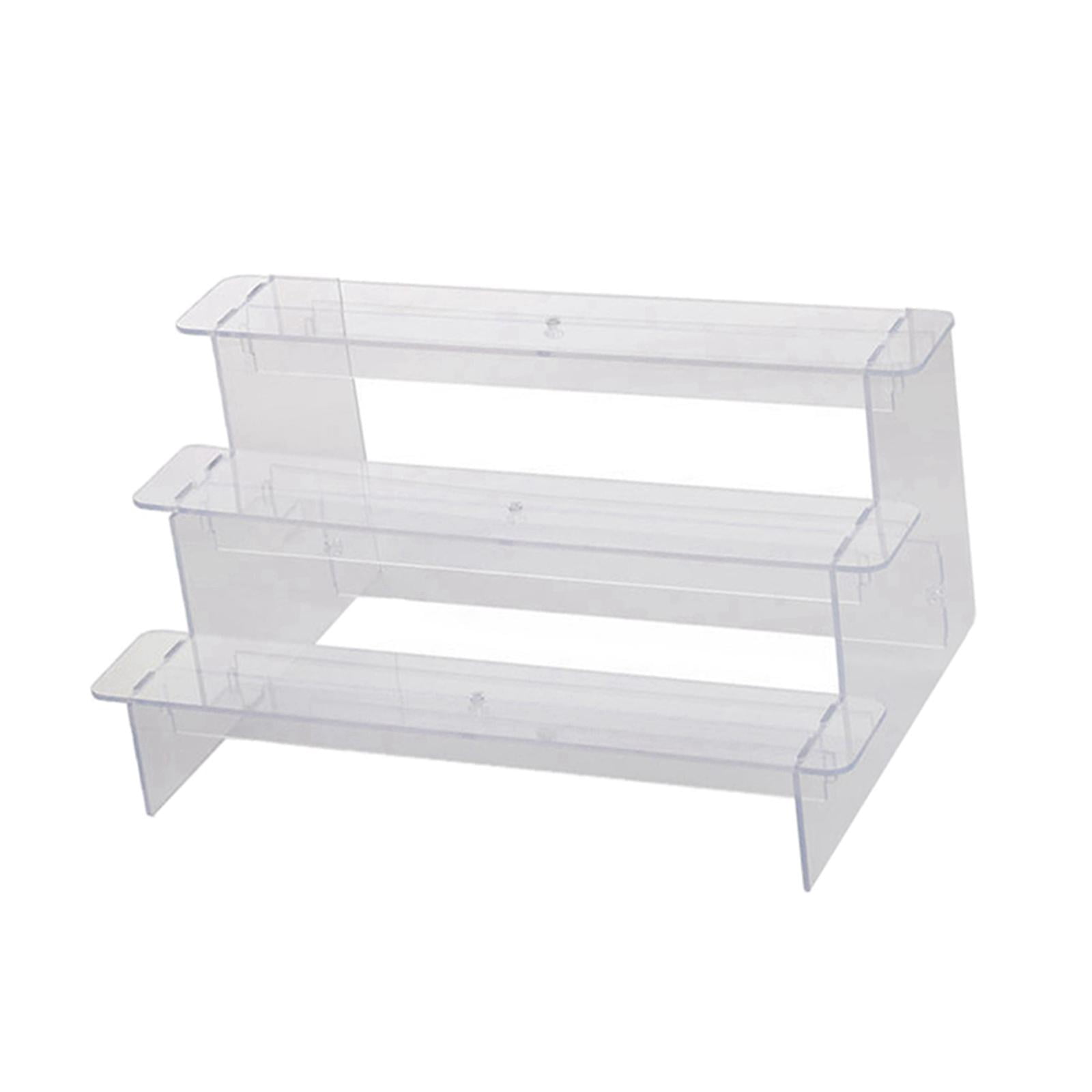 Acrylic Riser Display Shelf, Tiers Display Riser for Figures, Tiered ...