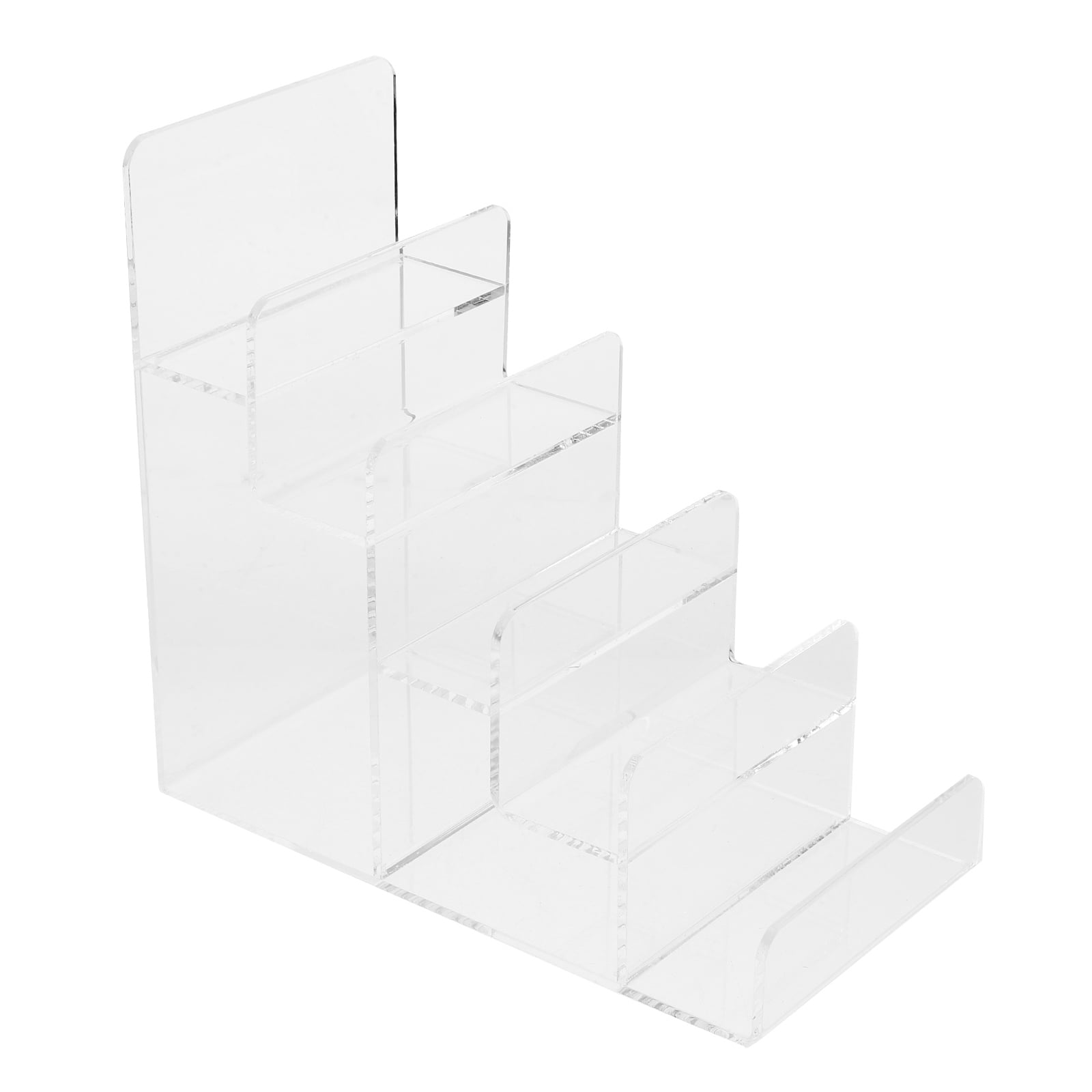 Acrylic Riser Display Shelf Wallet Display Stand Shop 5-Tier Wallet ...