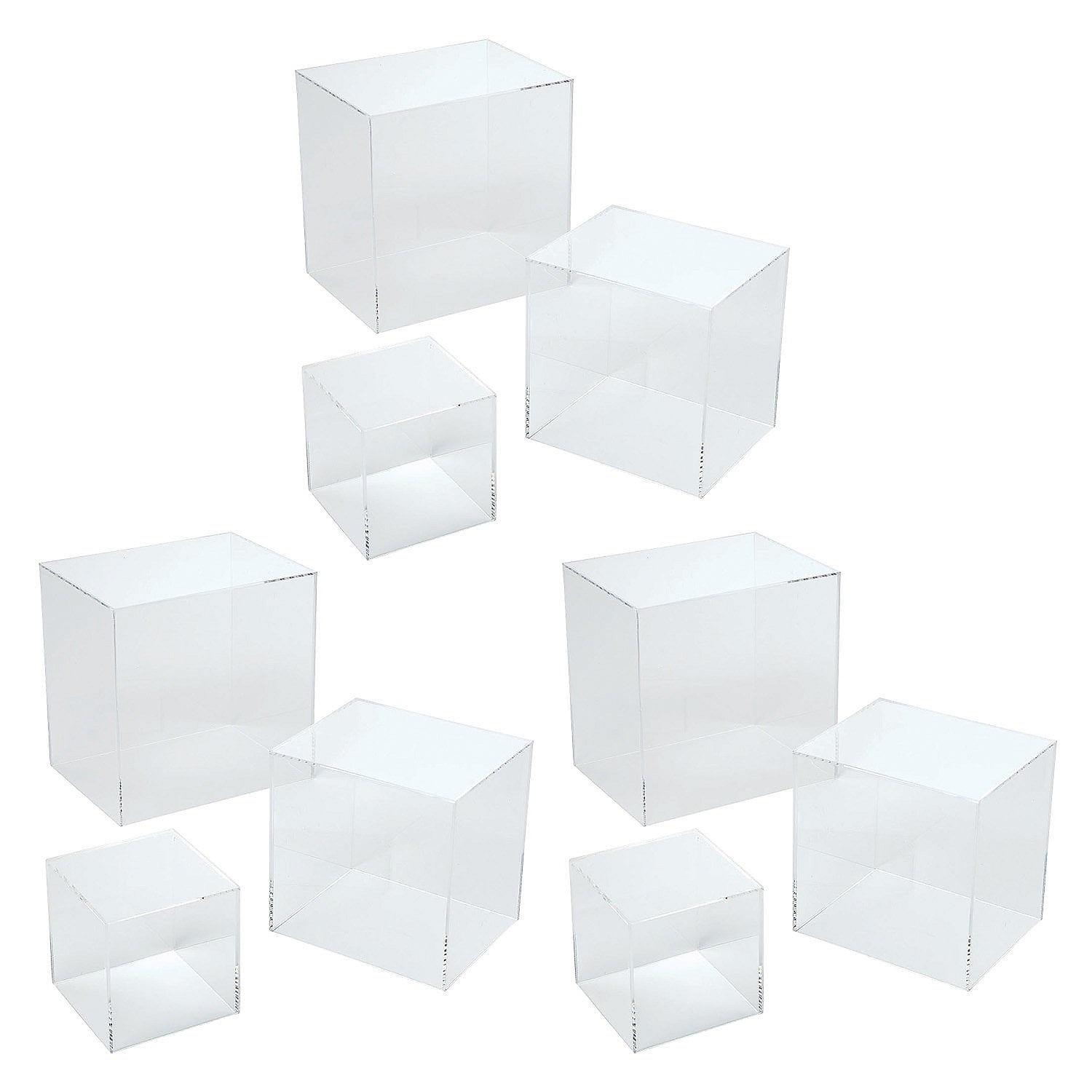Acrylic Riser Set Bulk 9 Pc - Walmart.com