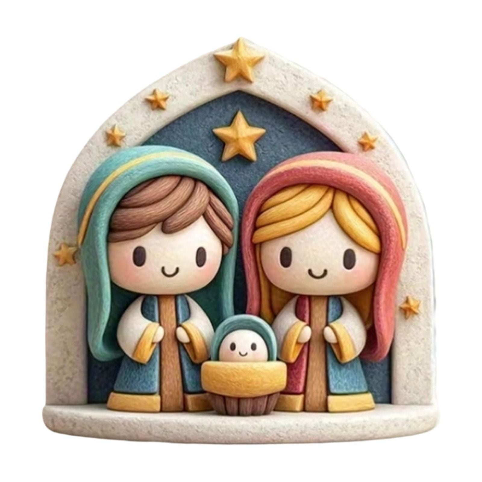 A Acrylic Rotating Standing Sign With 2D Character Design For Desktop ...