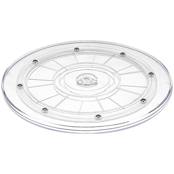 Acrylic Rotating Tray for Kitchen Organization Display Stand Round ...