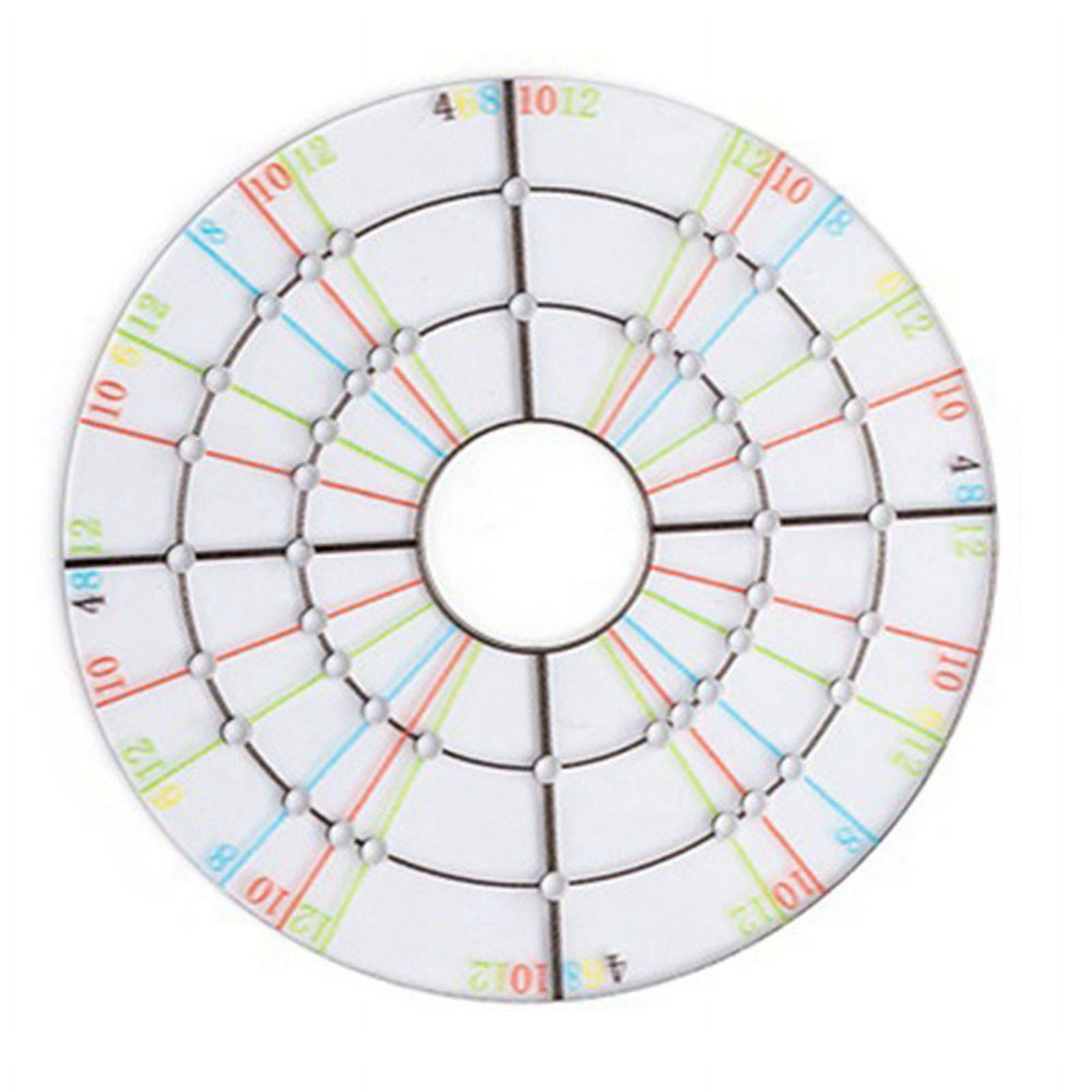 Acrylic Round Aliquot Drawing Line Ruler Clay Engraving Marking ...