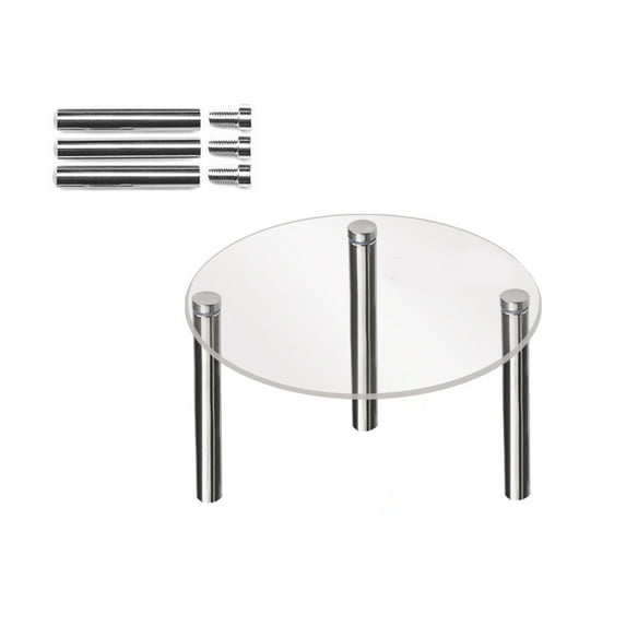 Acrylic Round Cupcake Stand - 3-Tier Dessert Tower for Cupcakes ...