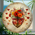 Acrylic Round Hanging Ornament, Decorative Wall Art with Celestial ...