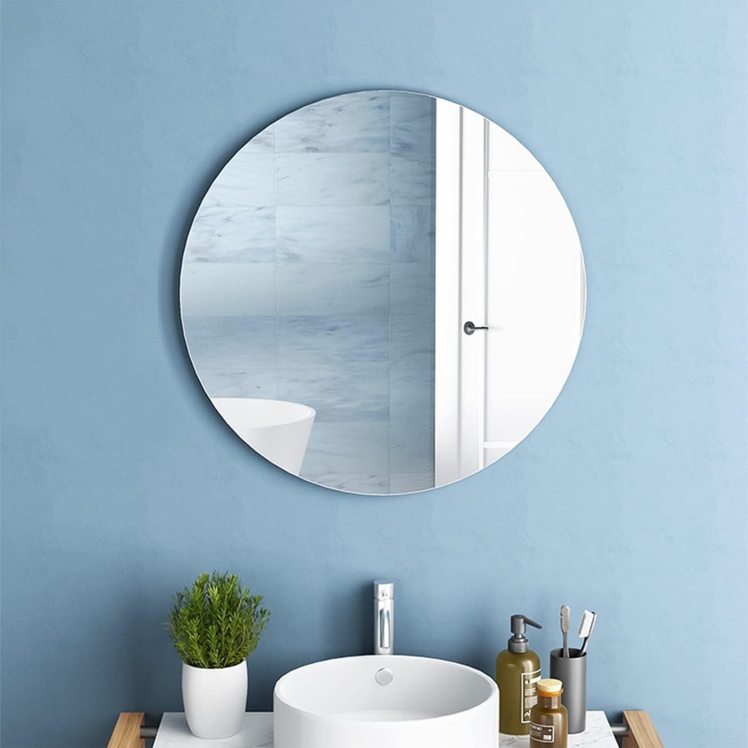 Acrylic Round Mirrors,Circle Mirror Tiles Self Adhesive Mirror Stickers ...