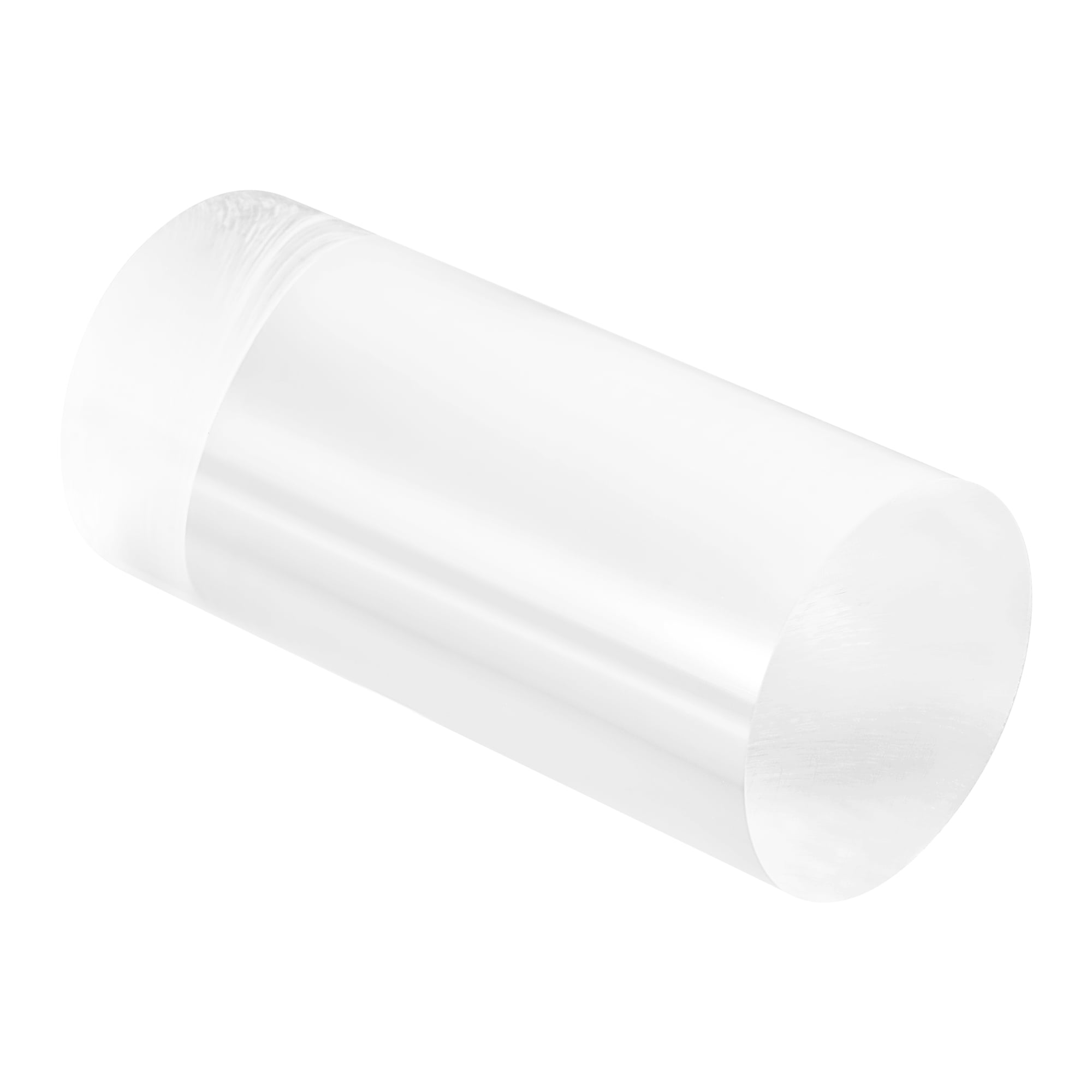Acrylic Round Rod, Clear,3" Diameter,6-1/4" Length, Solid Plastic PMMA ...