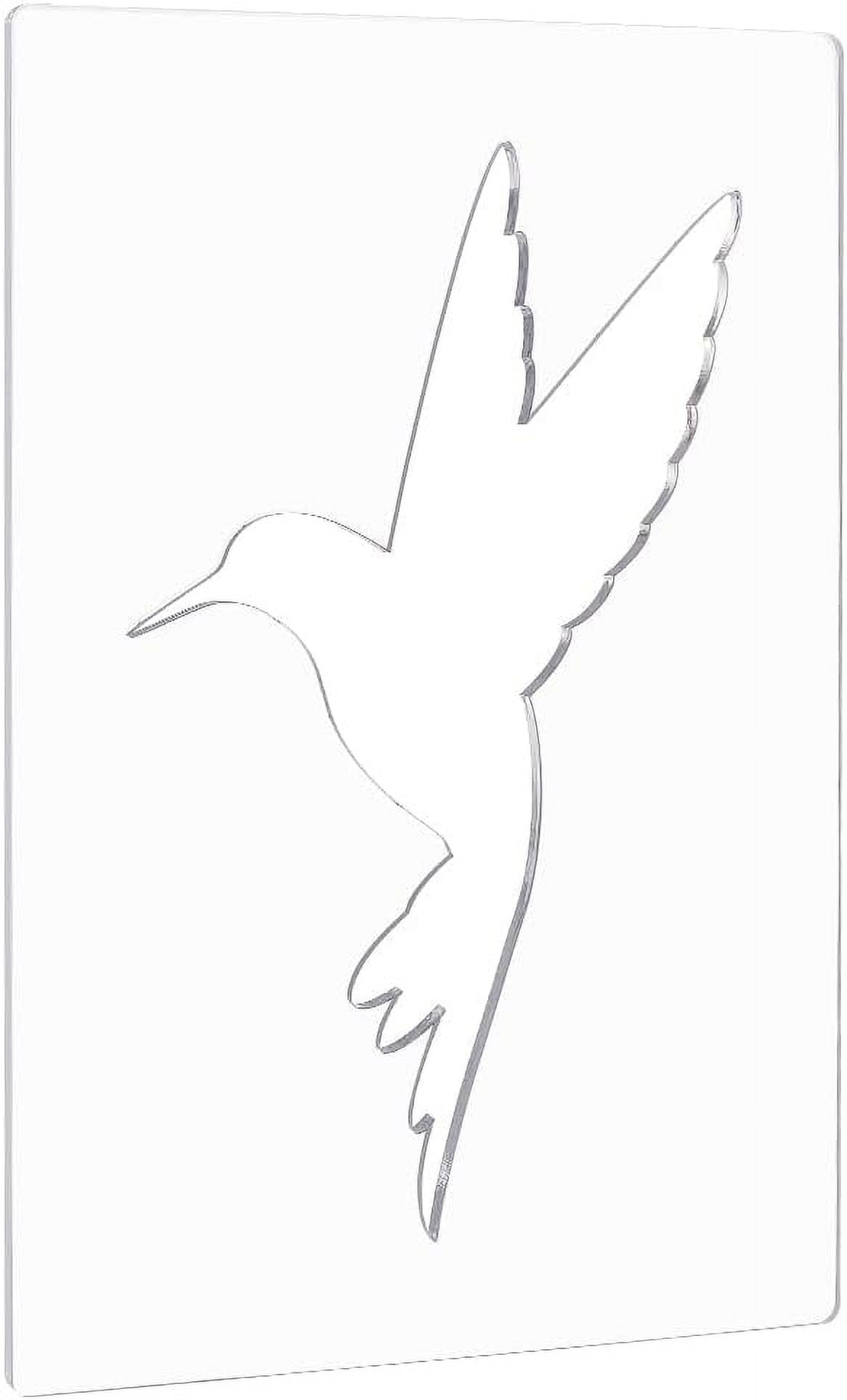 Acrylic Router Template Bird Quilting Templates Transparent Acrylic ...