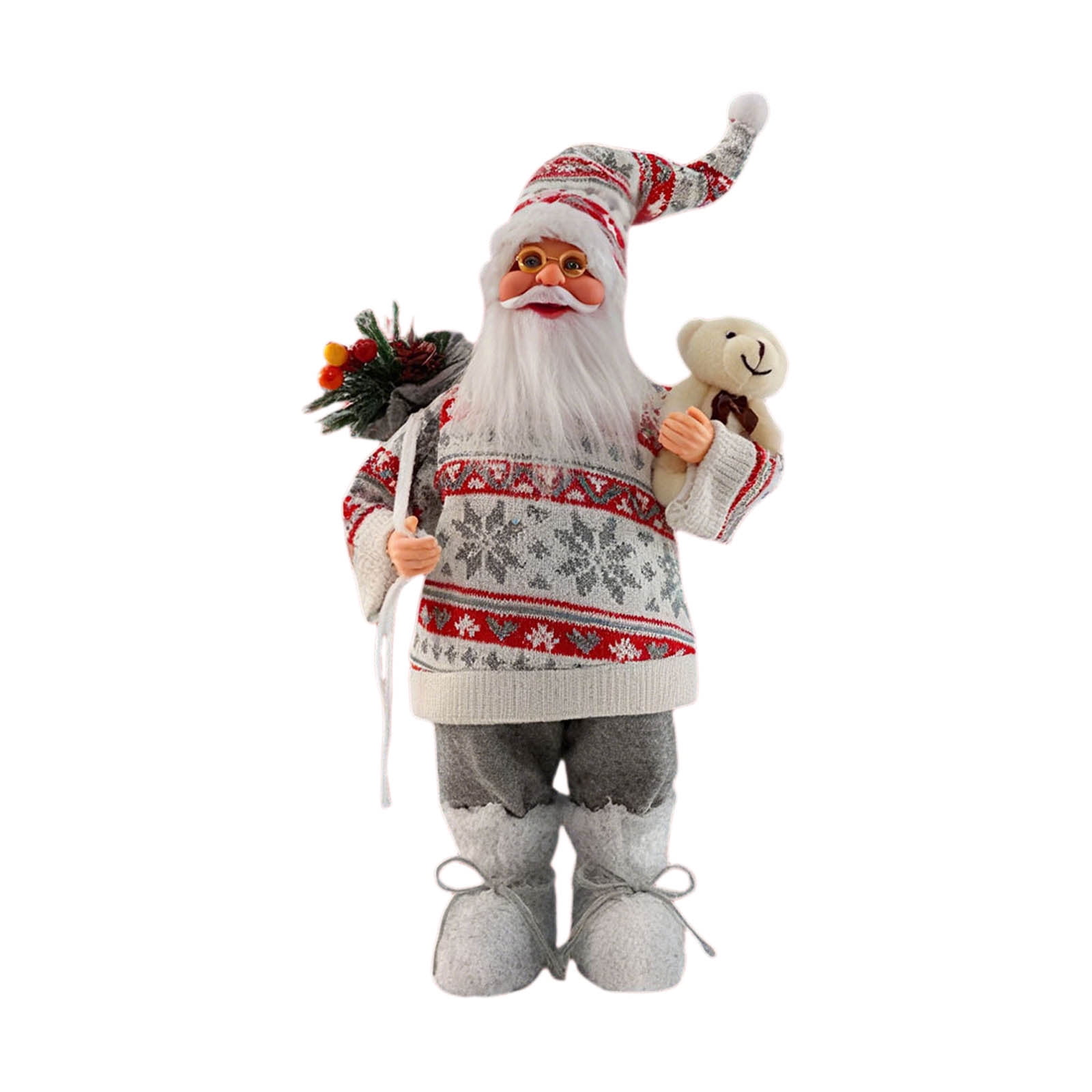 Acrylic Santa Claus Pendant Christmas Tree Small Ornament Holiday ...