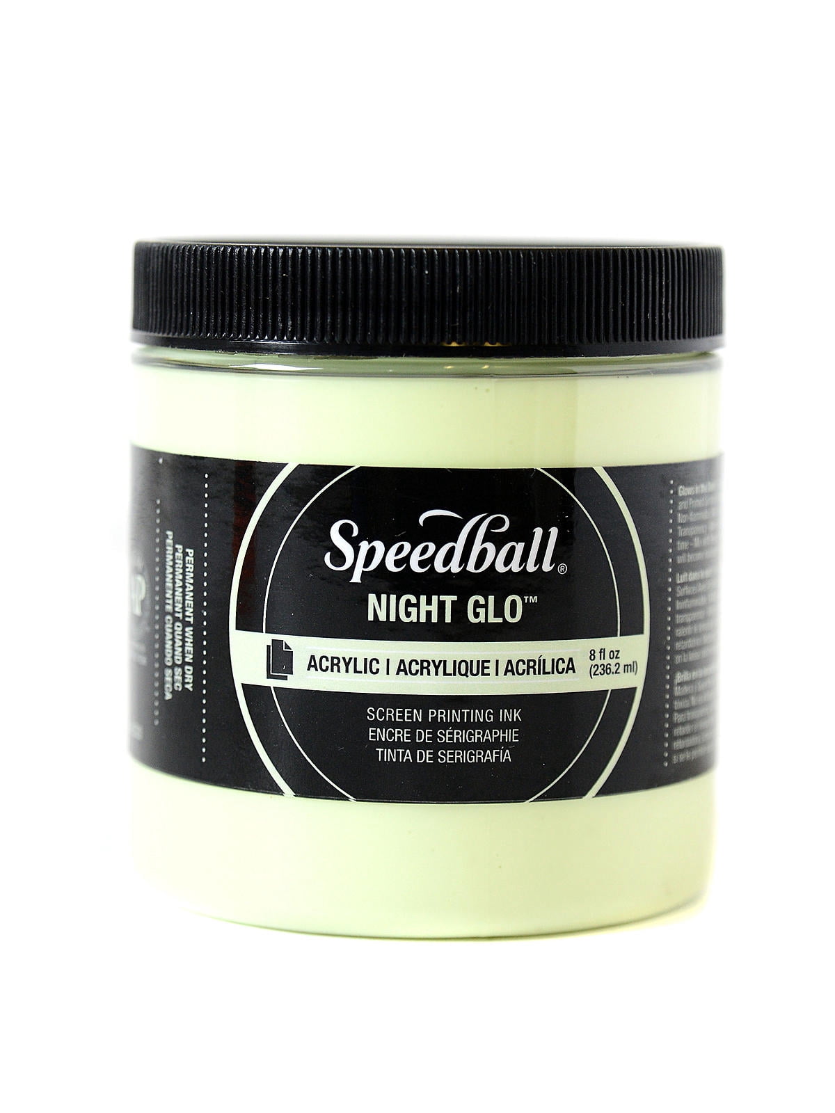 Acrylic Screen Printing Ink night glo original, 8 oz. (pack of 2 ...