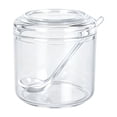 Acrylic Seasoning Bottle,Clear Condiment Canister,Salt Pepper Sugar ...