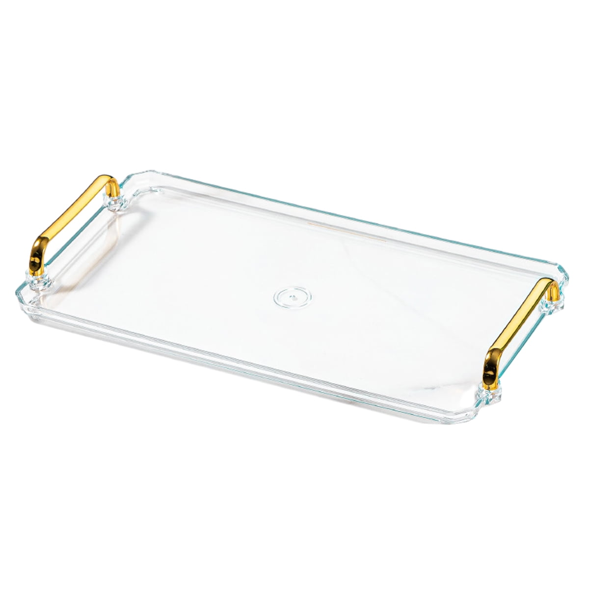 Acrylic Serving Tray with Handles Coffee Table Tray, Decorative Trays ...