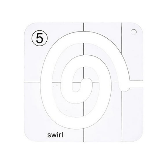 Acrylic Sewing Patchwork Ruler Special-Shaped Hollow Sewing Template ...