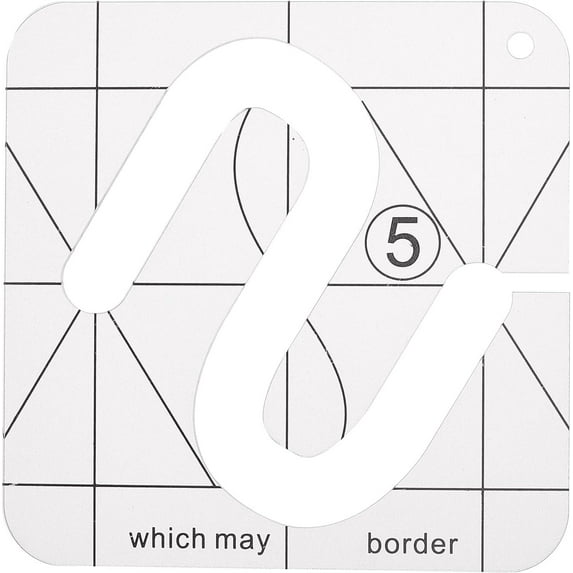 Acrylic Sewing Template DIY Quilting Transparent Ruler Creative Sewing ...