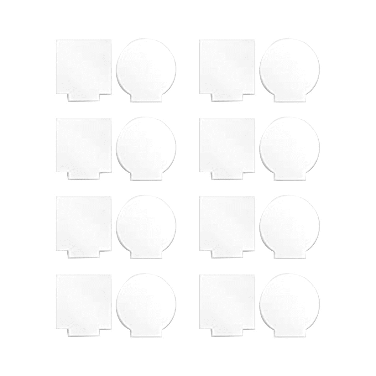 Acrylic Sheets Transparent Sheets:16 Pieces 2 mm Acrylic Organic Glass ...