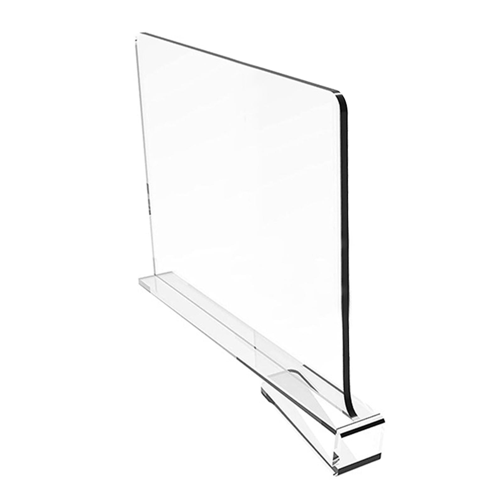 Acrylic Shelf Divider Transparent Multifunctional Shelf Organizer ...