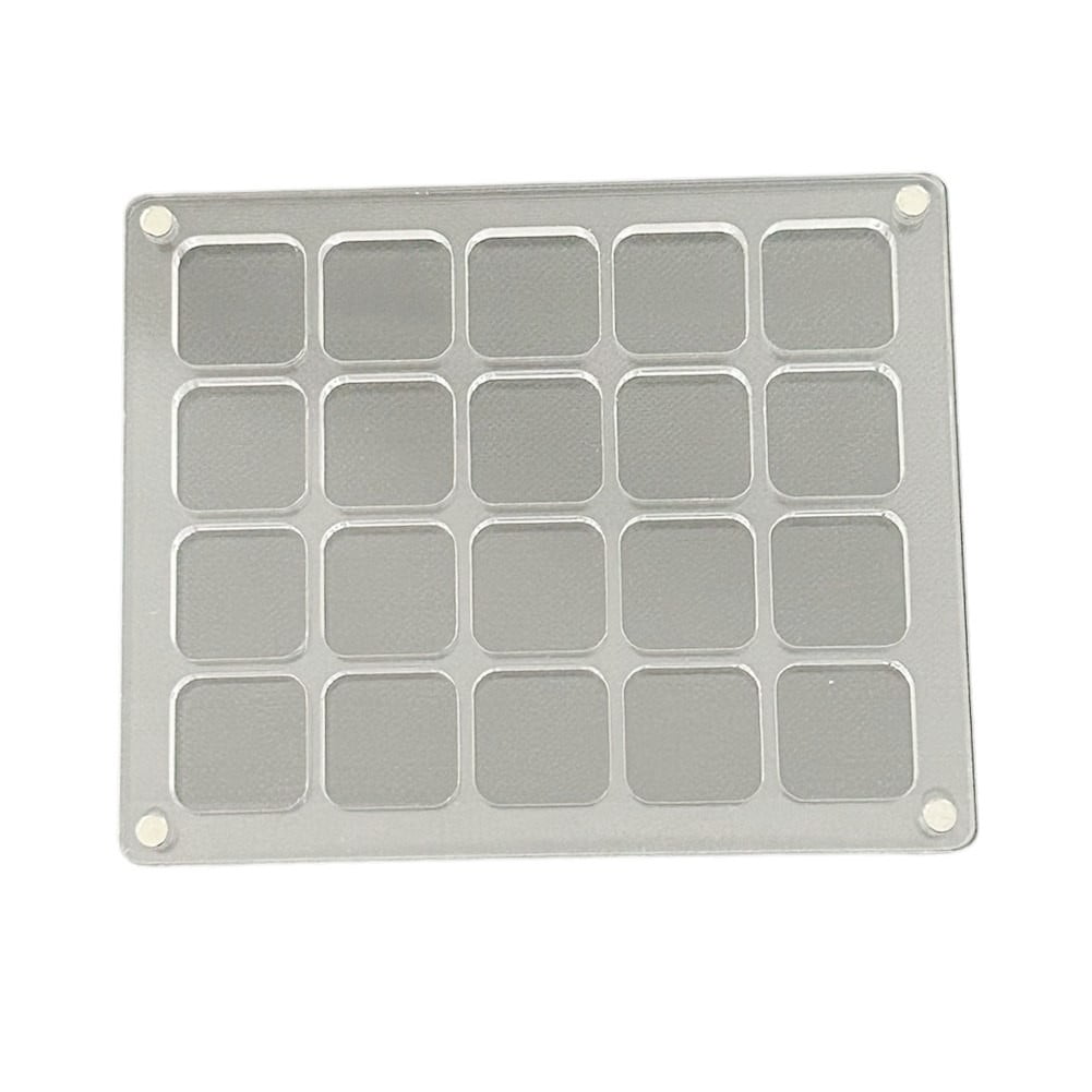 Acrylic Shell Storage Box with 18, 9, or 20 Grids, Transparent Display ...