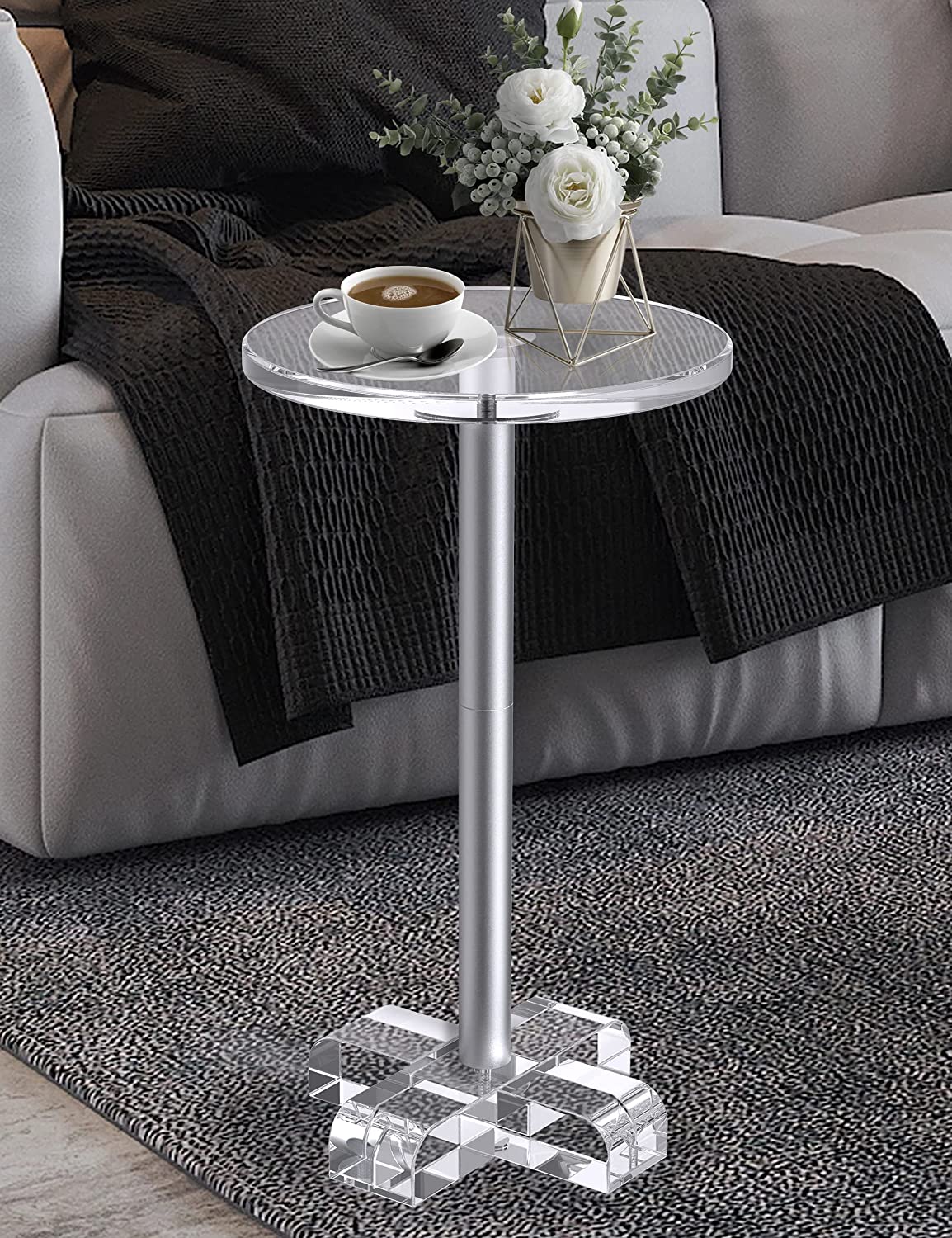 SAFAVIEH Candence Nautical Cross Back End Table, Slate Teal - Walmart.com
