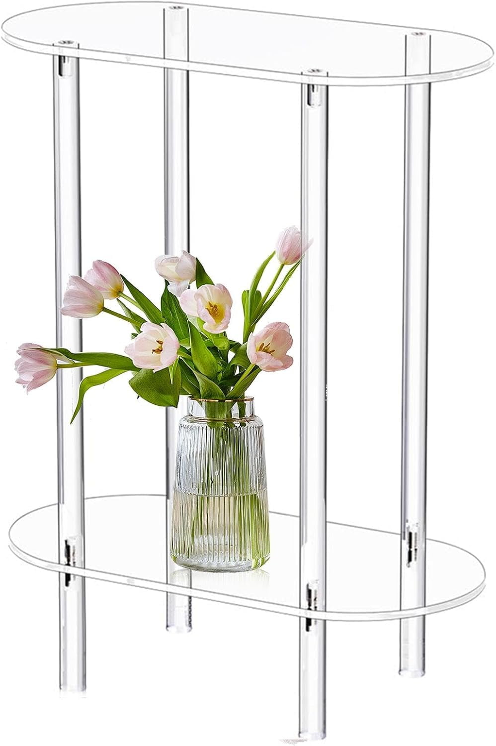 Acrylic Side Tables - 2-Tier Acrylic Nightstand Side Table | Acrylic ...