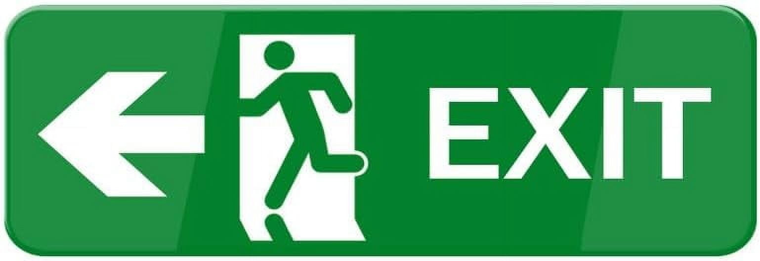 Acrylic Sign 3x10 Inch Acrylic Exit Sign For Rest Stops Public ...