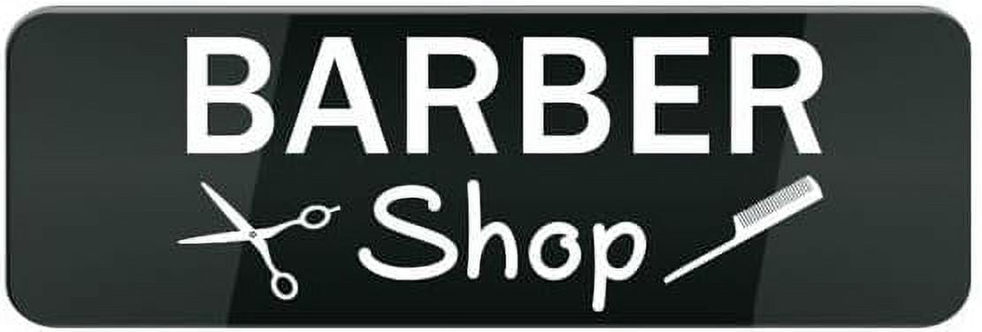 Acrylic Sign 3x10 Inch Acrylic Signs Barber Shop Small Rectangular Sign ...