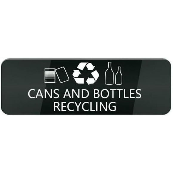 Cans And Bottles Only Sign