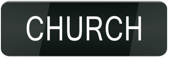 Acrylic Sign 3x10 Inch Acrylic Signs Church Stylish & Prominent Design ...