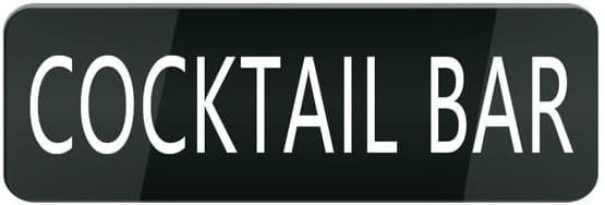 Acrylic Sign 3x10 Inch Acrylic Signs Cocktail Bar Sign For House Office ...