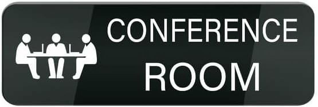 Acrylic Sign 3x10 Inch Acrylic Signs Conference Room Small Rectangular ...
