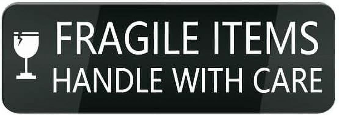 Acrylic Sign 3x10 Inch Acrylic Signs Fragile Items Handle With Care ...