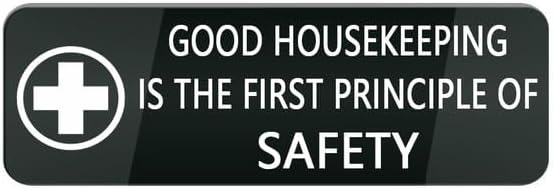 Acrylic Sign 3x10 Inch Acrylic Signs Good Housekeeping Is The First ...