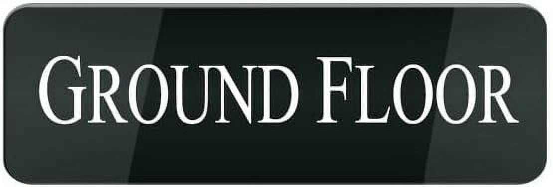 Acrylic Sign 3x10 Inch Acrylic Signs Ground Floor Stylish & Prominent ...