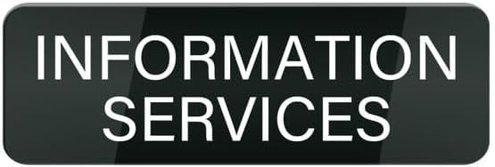 Acrylic Sign 3x10 Inch Acrylic Signs Information Services Sign For ...