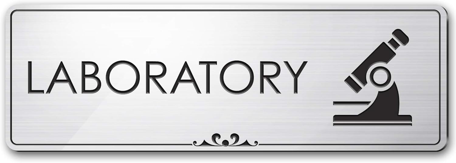 Acrylic Sign 3x10 Inch Acrylic Signs Laboratory Sign Access Restricted ...