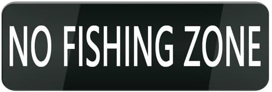 Acrylic Sign 3x10 Inch Acrylic Signs No Fishing Zone Stylish ...