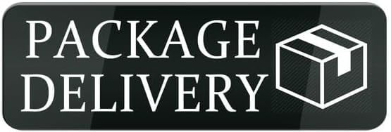 Acrylic Sign 3x10 Inch Acrylic Signs Package Delivery Stylish ...