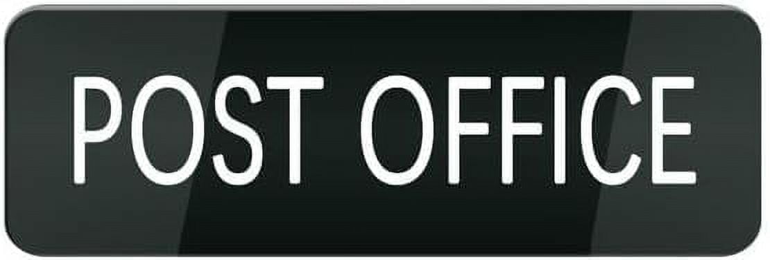 Acrylic Sign 3x10 Inch Acrylic Signs Post Office Sign For House Office ...