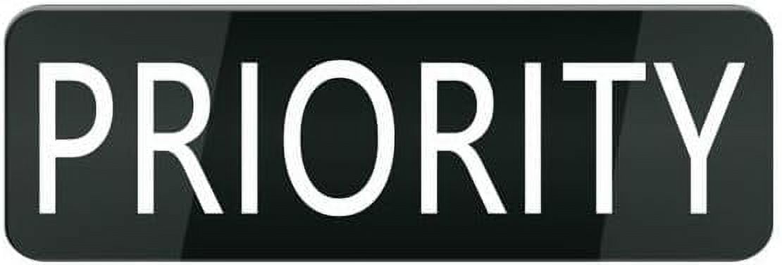 Acrylic Sign 3x10 Inch Acrylic Signs Priority Fade Resisting Signs For ...