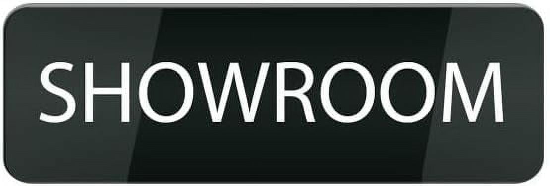 Acrylic Sign 3x10 Inch Acrylic Signs Showroom Small Rectangular Sign ...