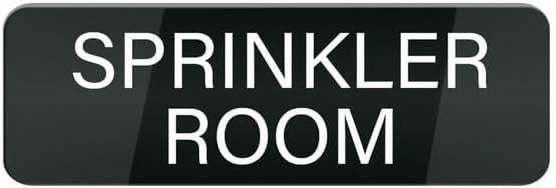 Acrylic Sign 3x10 Inch Acrylic Signs Sprinkler Room Fade Resisting ...