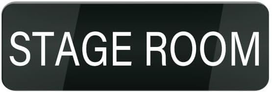 Acrylic Sign 3x10 Inch Acrylic Signs Stage Room Stylish & Prominent ...