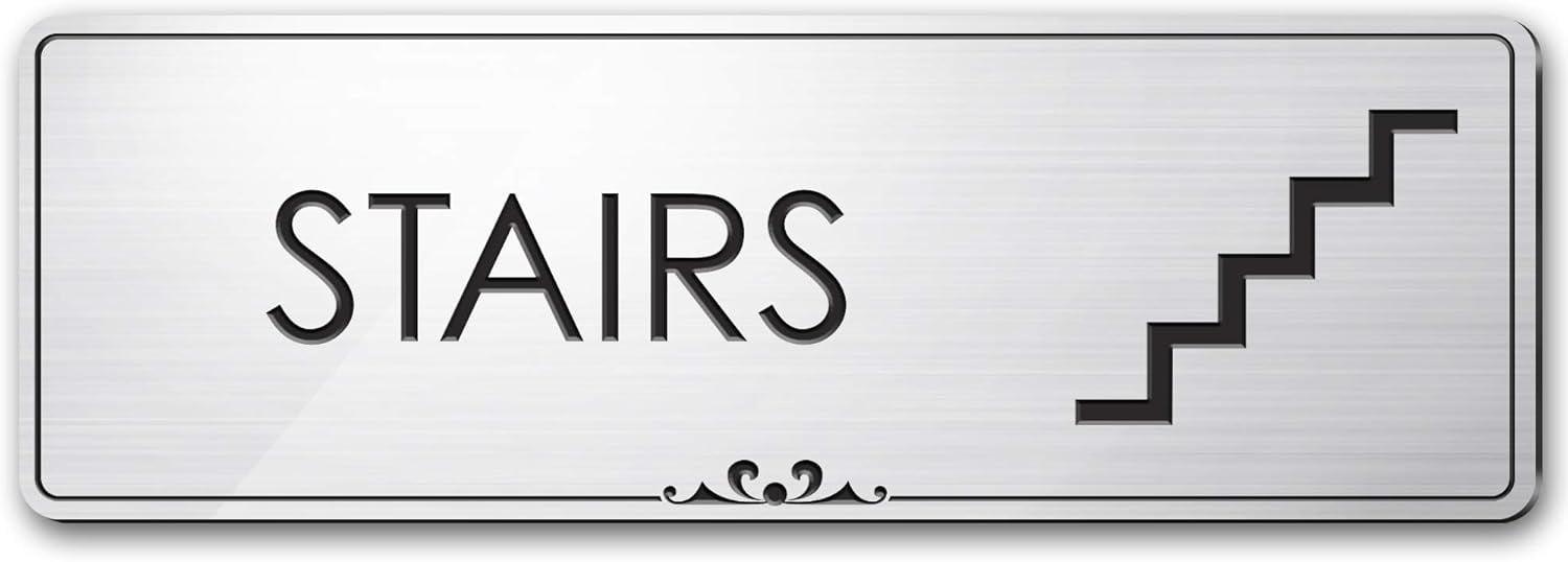 Acrylic Sign 3x10 Inch Acrylic Signs Stairs Door Sign Stairway Sign For ...