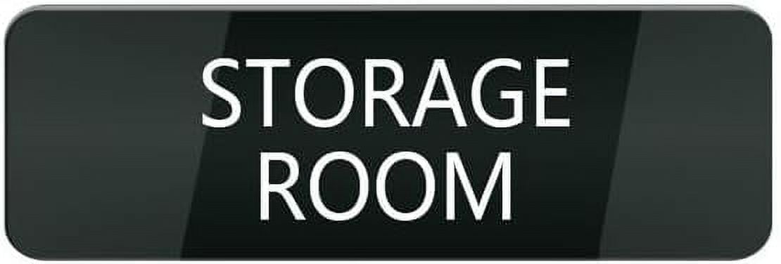 Acrylic Sign 3x10 Inch Acrylic Signs Storage Room Sign For Door Or Wall ...
