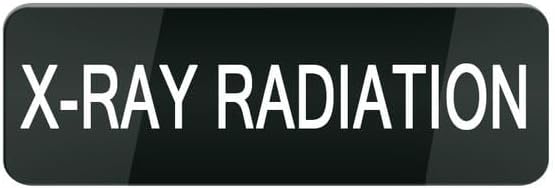 Acrylic Sign 3x10 Inch Acrylic Signs X Ray Radiation Sign For Door Or ...