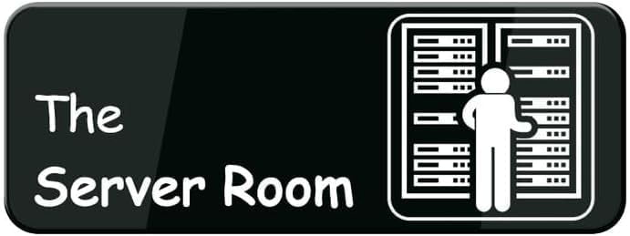 Acrylic Sign 3x10 Inch Acrylic The Server Room Sign For House Door ...