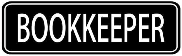 Acrylic Sign 3x10 Inch Bookkeeper Sign Acrylic Plaque With For Door ...