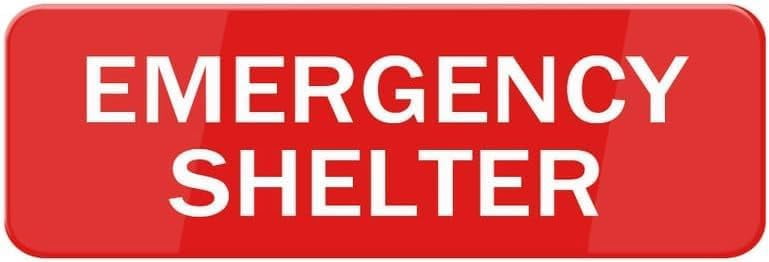 Acrylic Sign 3x10 Inch Emergency Shelter Sign For Houseoffice Signs For ...