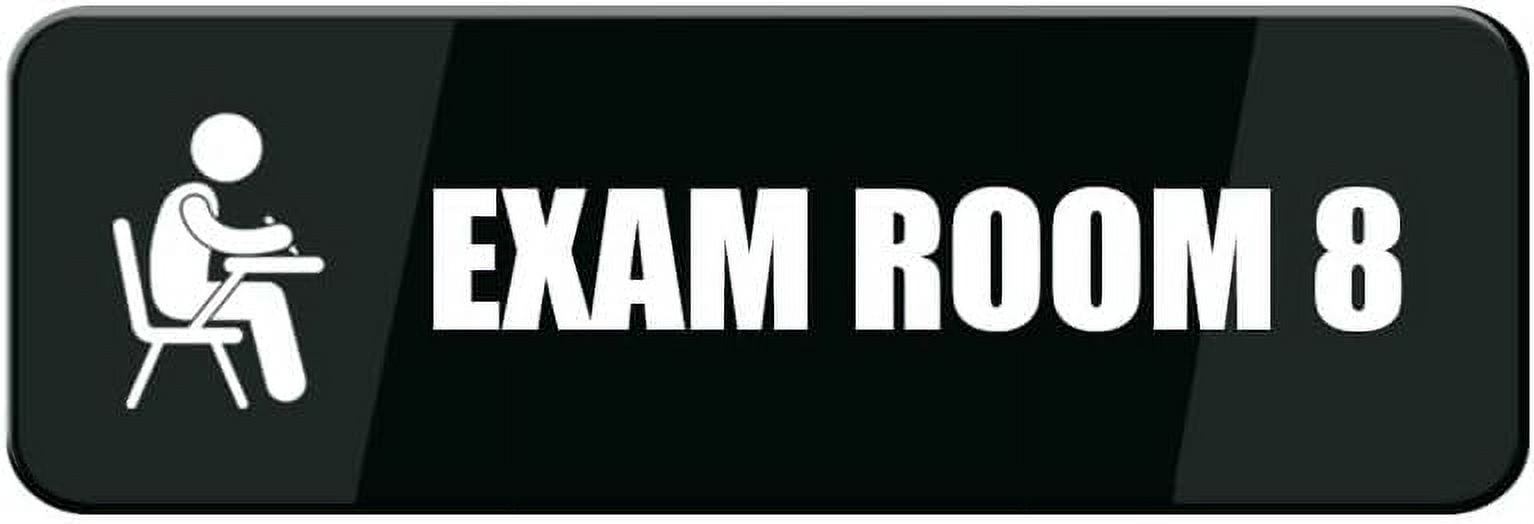 Acrylic Sign 3x10 Inch Exam Room Sign Acrylic Signs Safety Informative ...