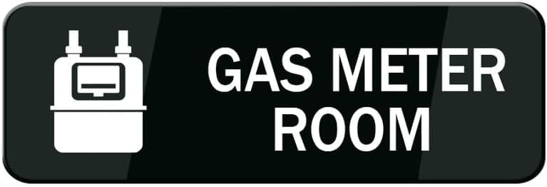 Acrylic Sign 3x10 Inch Gas Meter Room Sign Stickers Acrylic Plaque With ...